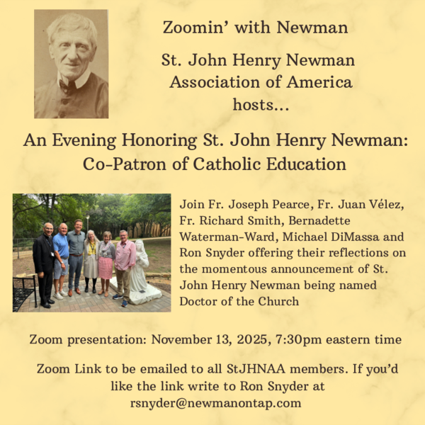 (PDF) An Evening Honoring St. John Henry Newman, Co-Patron of Catholic ...