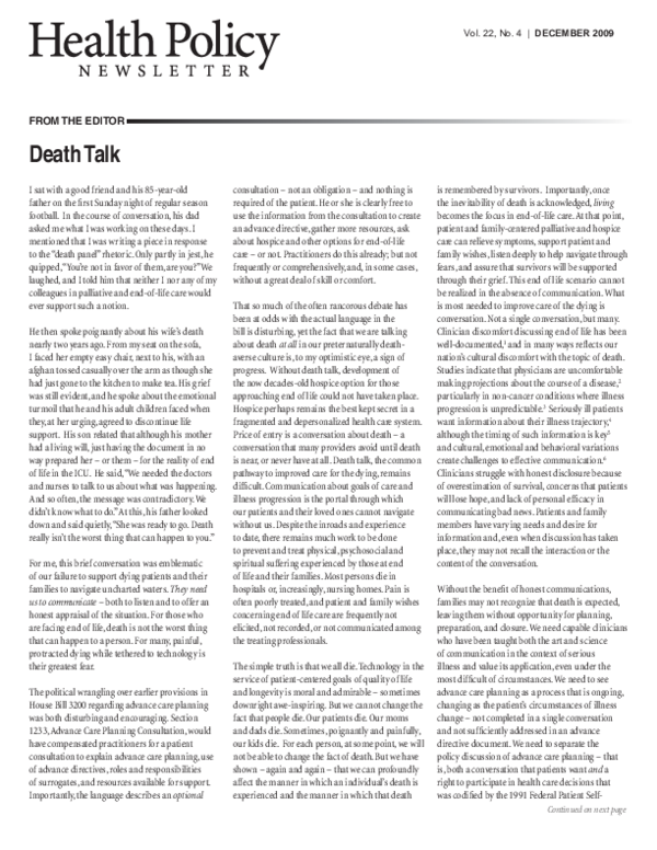 (PDF) Death Talk