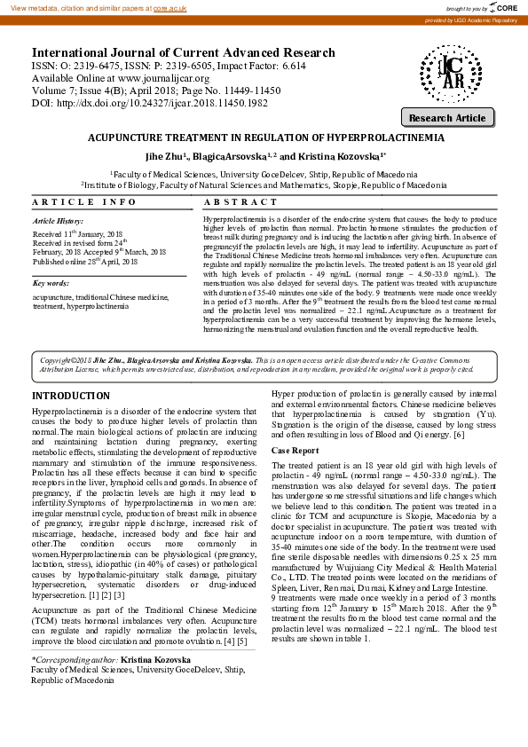 (PDF) Acupuncture treatment for lumbar disc herniation