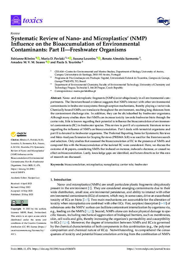 (PDF) Systematic Review of Nano- and Microplastics’ (NMP) Influence on ...