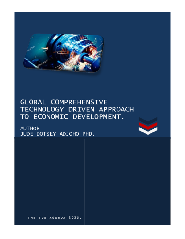 (PDF) TECHNOLOGY DRIVEN ECONOMY(The TDE Agenda 2025)Book Compliation