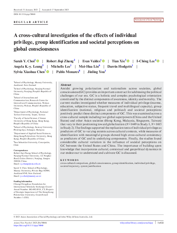 (PDF) A cross-cultural investigation of the effects of individual ...