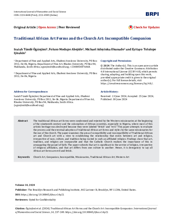 (PDF) Original Article | Open Access | Peer Reviewed Check for Updates ...