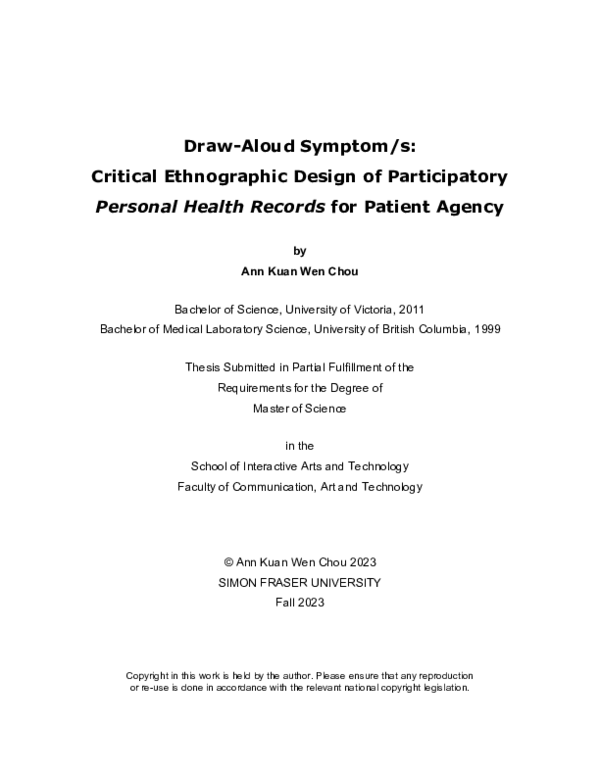 (PDF) Draw-aloud symptom/s: Critical ethnographic design of ...