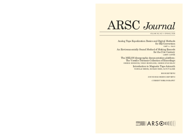 (PDF) The MELOS Discographic Documentation Platform: The Vassilis ...