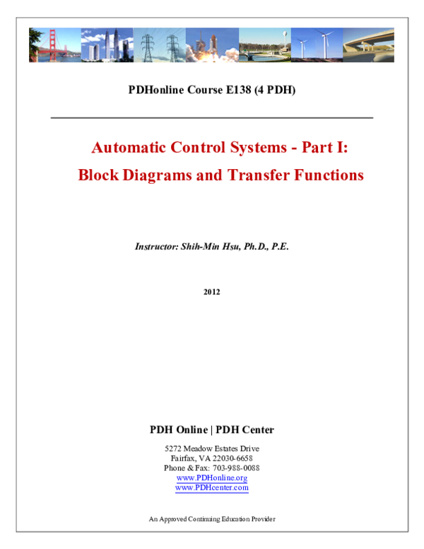 (PDF) Automatic control systems