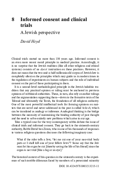 (PDF) Informed consent and clinical trials