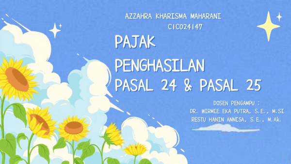 (PDF) PPT PPH PASAL 24 & PPH PASAL 25