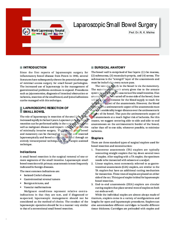 (PDF) Laparoscopic Small Bowel Surgery