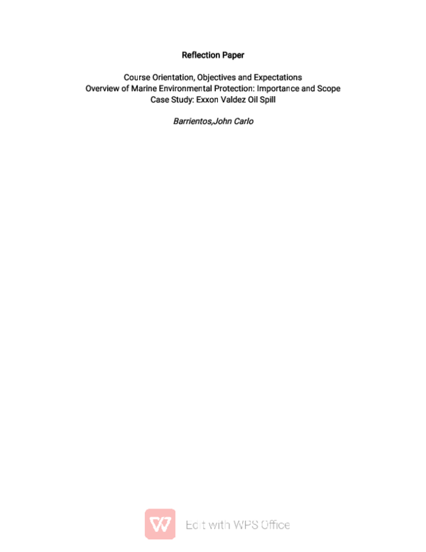 (PDF) Course Orientation, Objectives and Expectations Overview of ...
