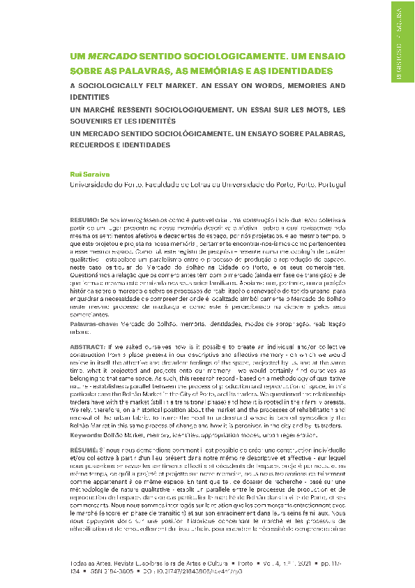 (PDF) Um mercado sentido sociologicamente. um ensaio sobre palavras ...