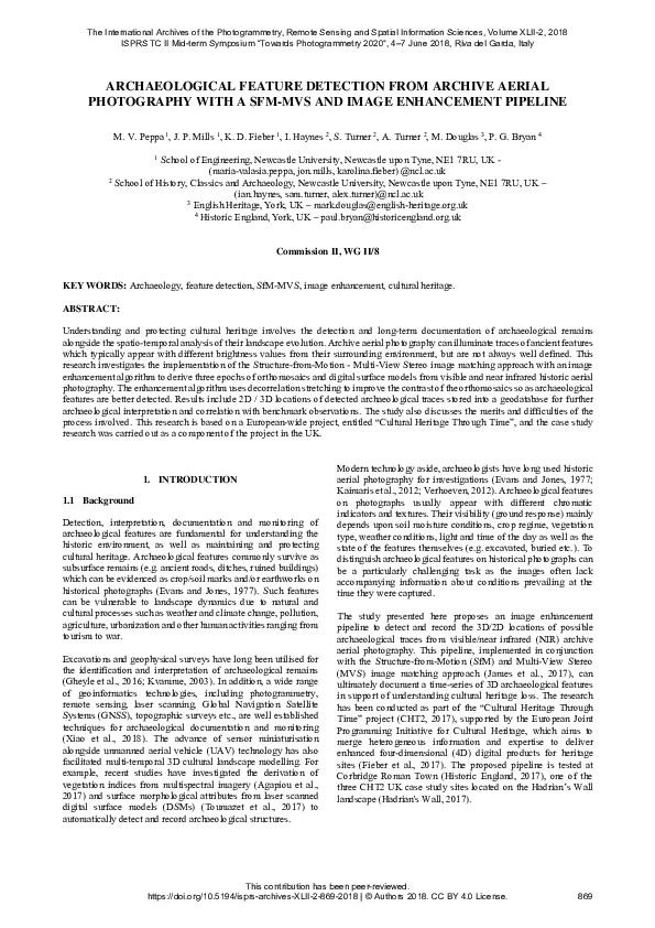 (PDF) Archaeological Feature Detection from Archive Aerial Photography ...