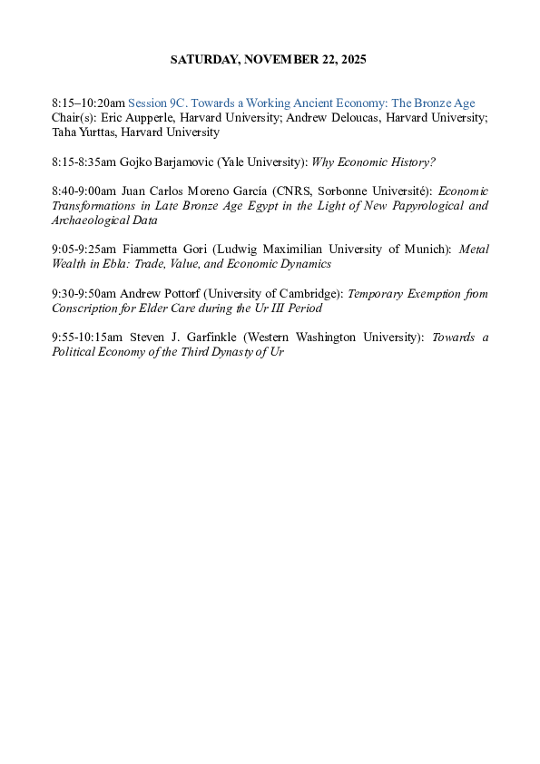 (PDF) Boston, 22 November 2025: “Economic transformations in Late ...