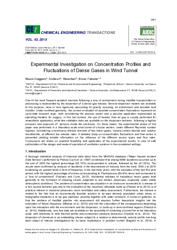 (PDF) Experimental investigation on concentration profiles and ...