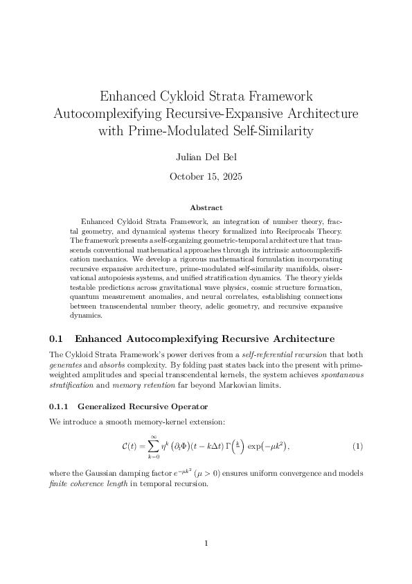 (PDF) Enhanced Cykloid Strata Framework Autocomplexifying Recursive ...