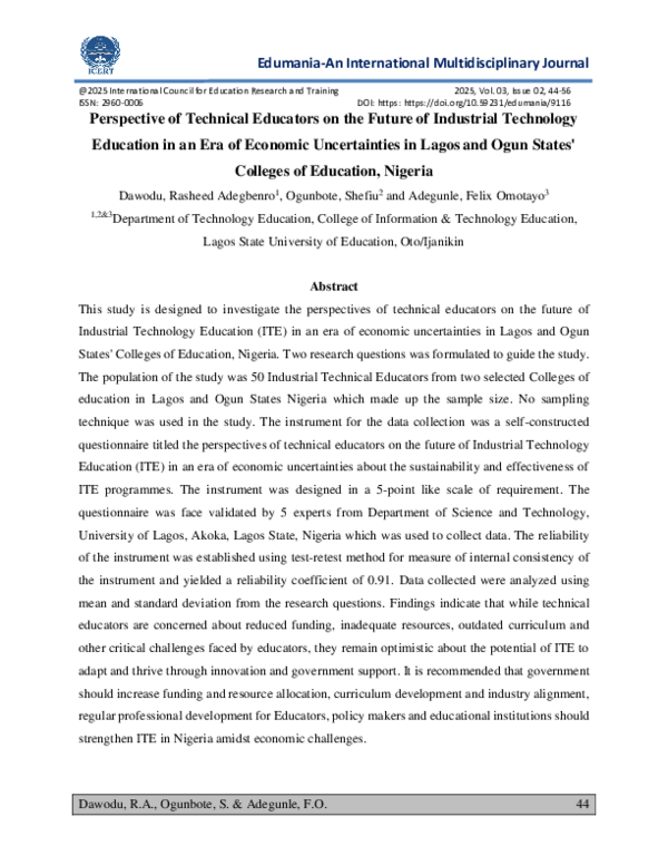 (PDF) Edumania-An International Multidisciplinary Journal