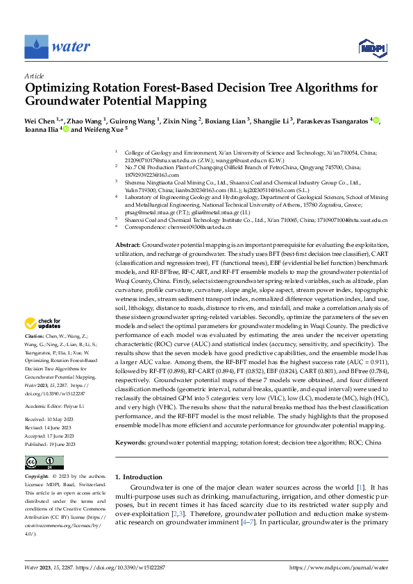 (PDF) Optimizing Rotation Forest-Based Decision Tree Algorithms for ...