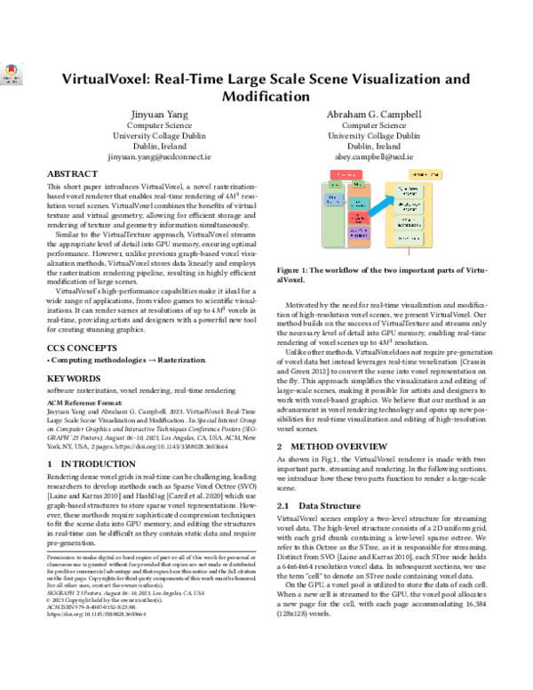 (PDF) VirtualVoxel: Real-Time Large Scale Scene Visualization and ...