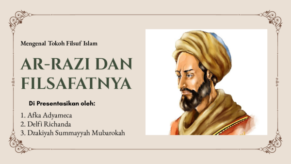 (PDF) PPT AR-RAZI DAN FILSAFATNYA