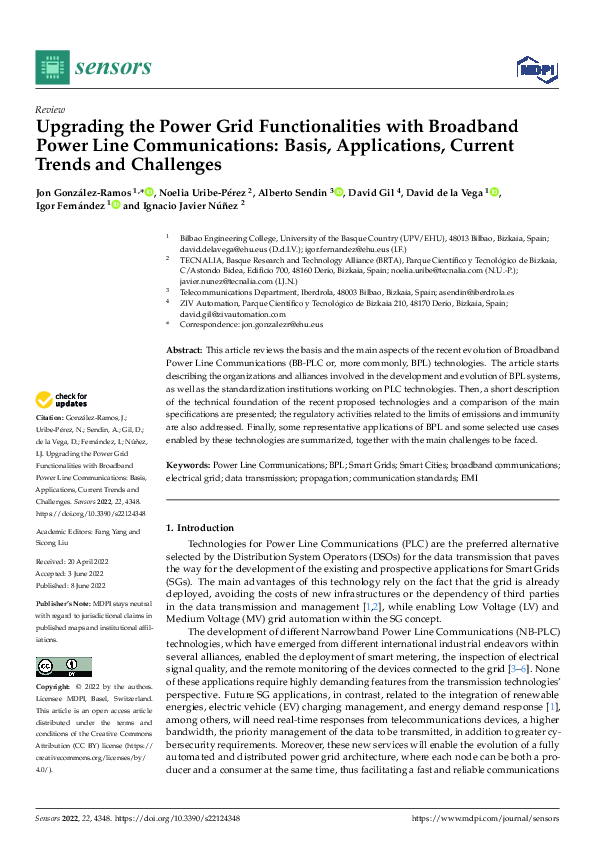 (PDF) Upgrading the Power Grid Functionalities with Broadband Power ...