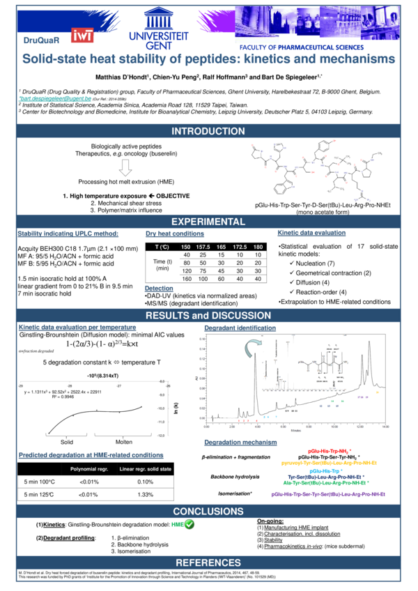 (PDF) Solid-state heat stability of peptides : kinetics and mechanisms