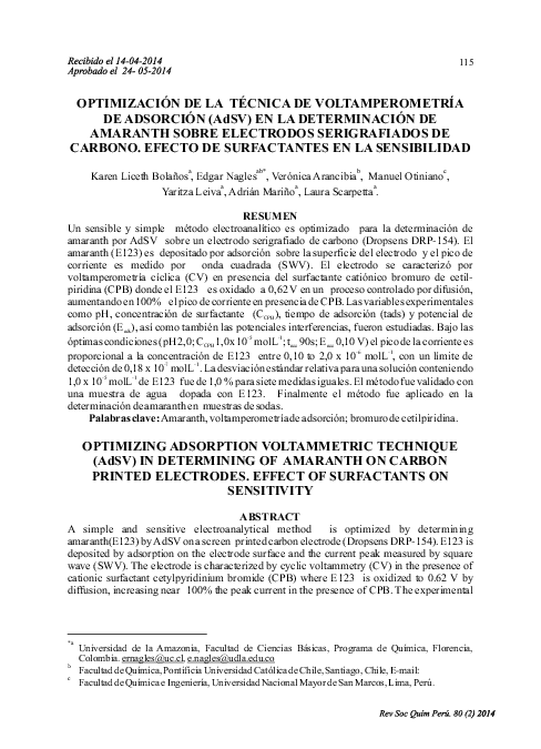(PDF) Optimizing adsorption voltammetric technique (Adsv) in ...