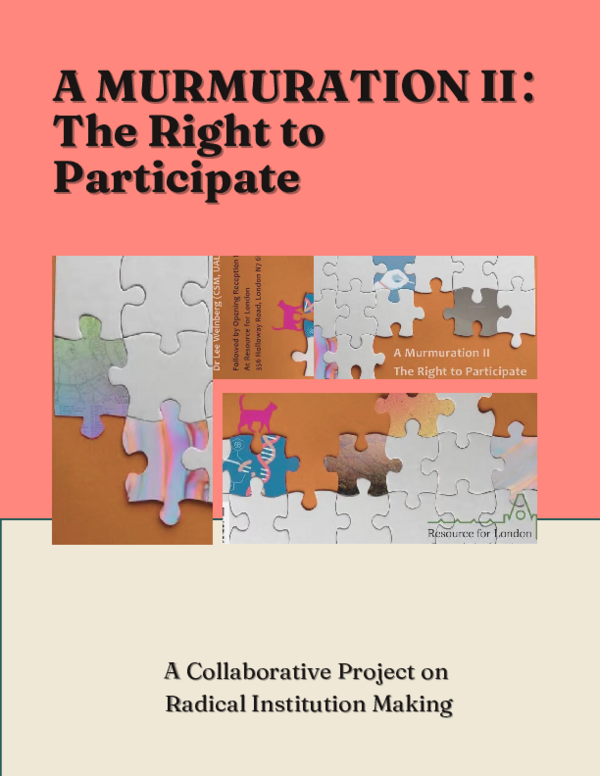 (PDF) A MURMURATION II: The Right To Participate