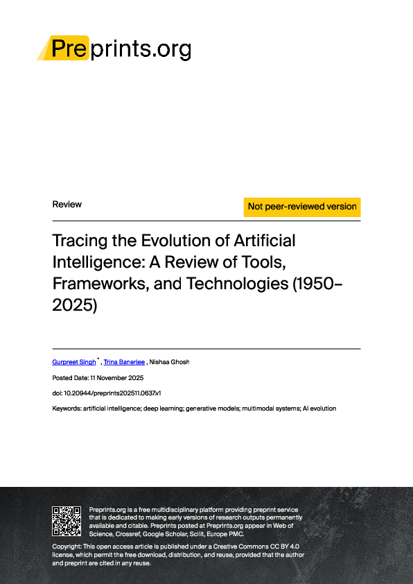 (PDF) Tracing the Evolution of Artificial Intelligence: A Review of Tools, Frameworks, and ...