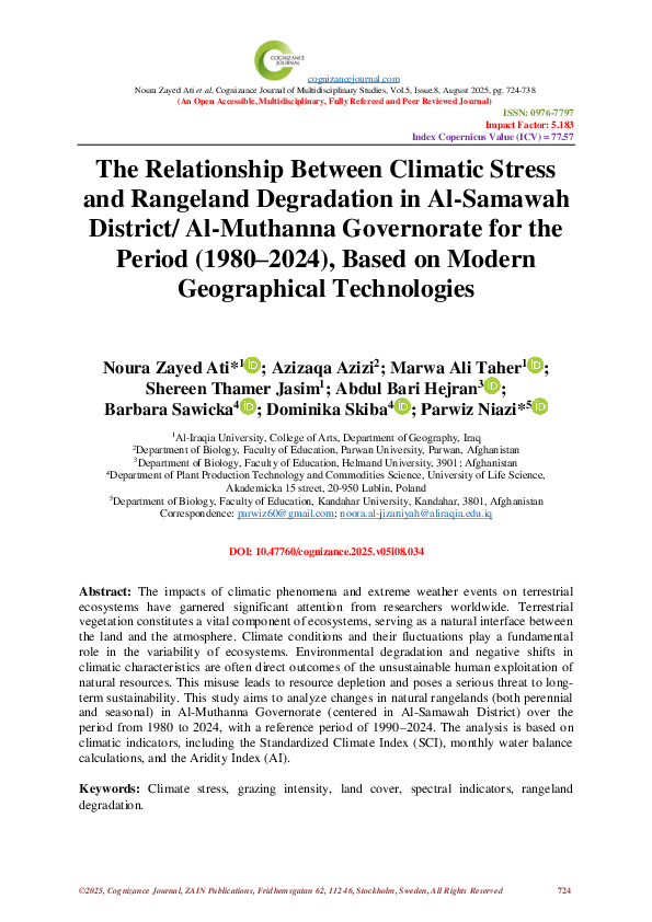 (PDF) Climat pastwis Parwiz