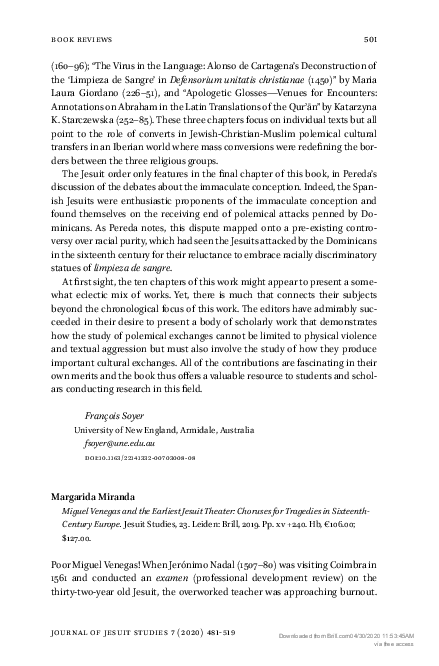 (PDF) Miguel Venegas and the Earliest Jesuit Theater: Choruses for ...