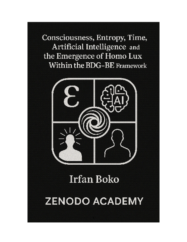 (PDF) AI, Entropy, and Conscious Evolution Under the BDG-BE Framework A ...