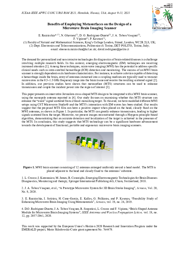 (PDF) Benefits of Employing Metasurfaces on the Design of a Microwave ...