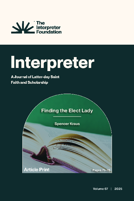 (PDF) Finding the Elect Lady