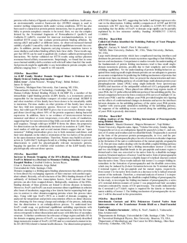 (PDF) Increase in Domain Swapping of the DNA-Binding Domain of Human FoxP1 is Related to a ...