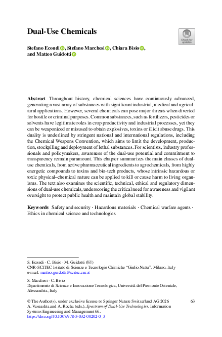 (PDF) Dual-Use Chemicals