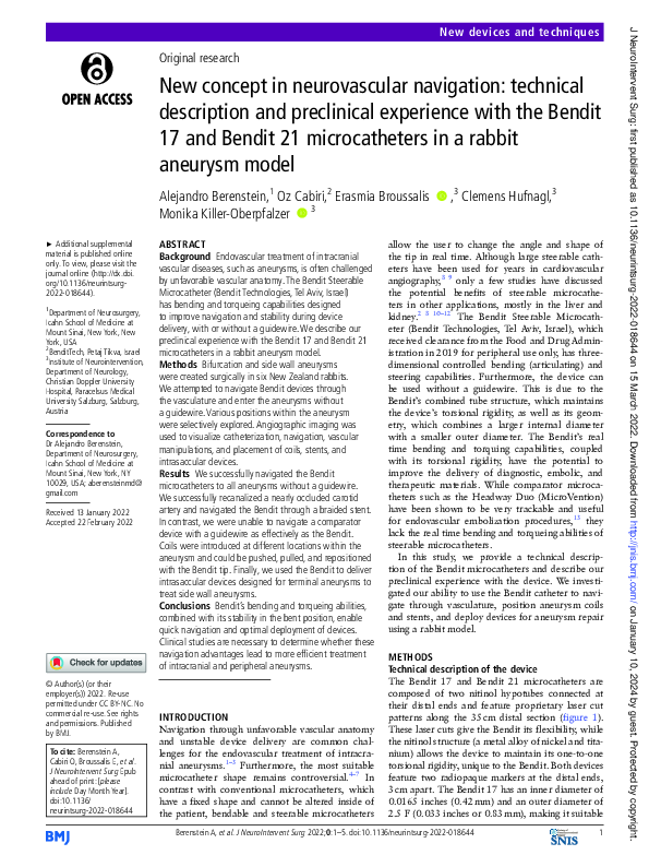 (PDF) New concept in neurovascular navigation: technical description ...