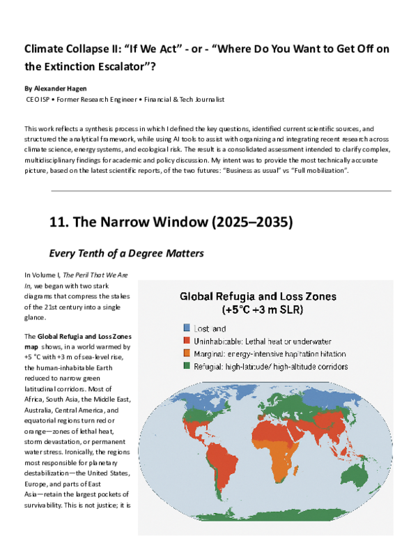 (PDF) Climate Collapse II: If We Act: Ending The Climate Crisis ...