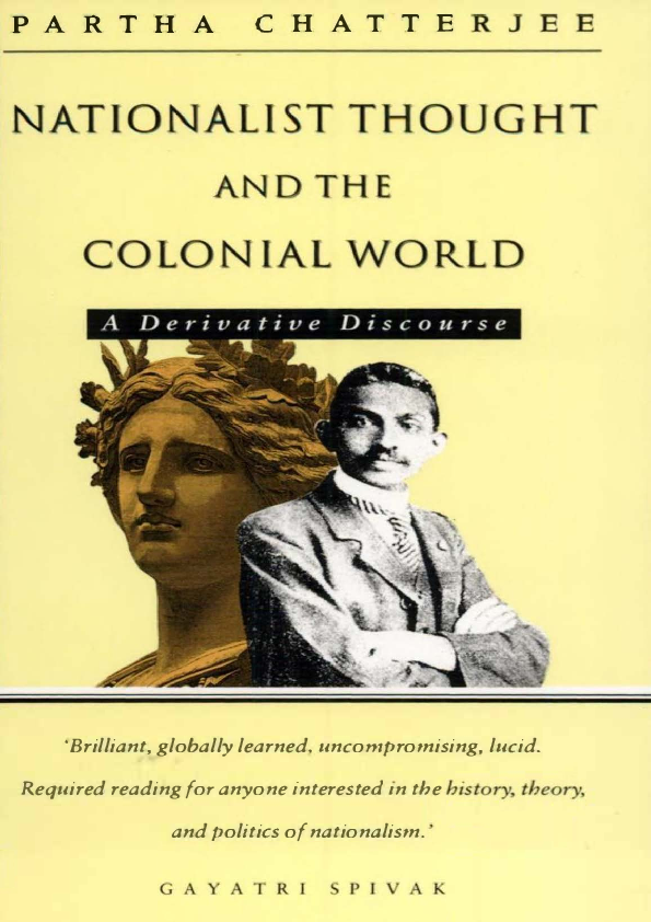 (PDF) Partha Chatterjee, Nationalist Thought and the Colonial World A ...