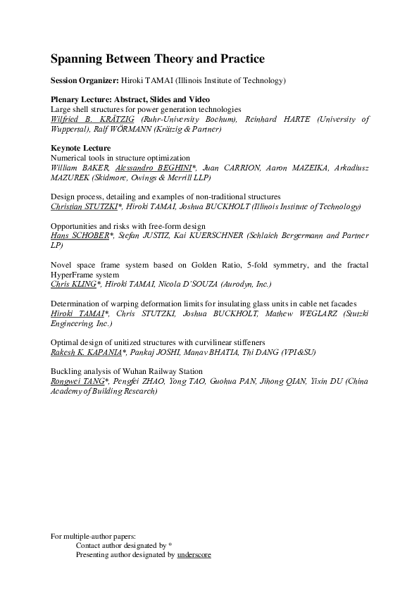(PDF) Spanning Between Theory and Practice