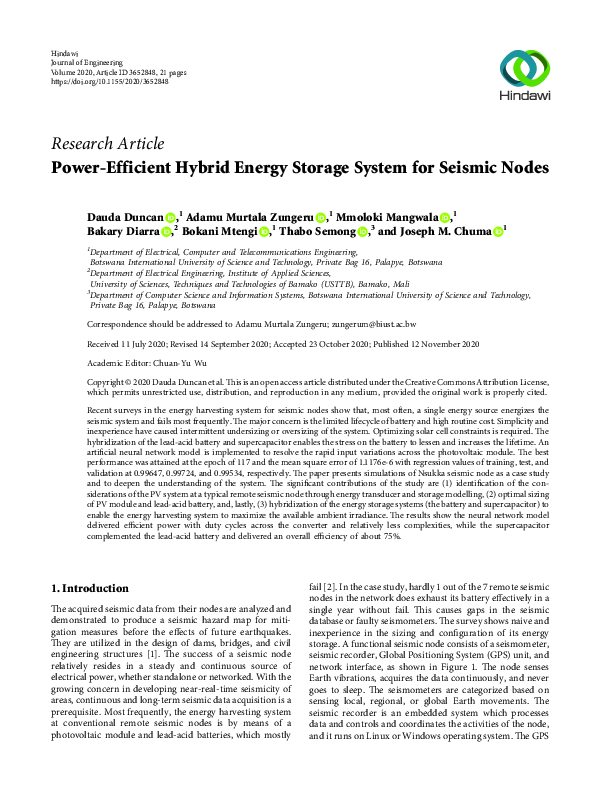 (PDF) Power-Efficient Hybrid Energy Storage System for Seismic Nodes