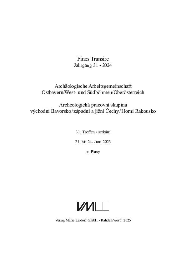 (PDF) The fittings of Avar type from West bohemia; 2024 ZČ print