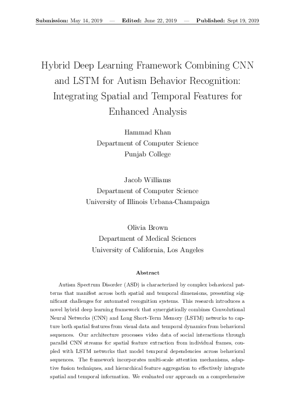 (PDF) Explainable AI for Transparent Autism Diagnostic Decisions: Building Clinician Trust ...