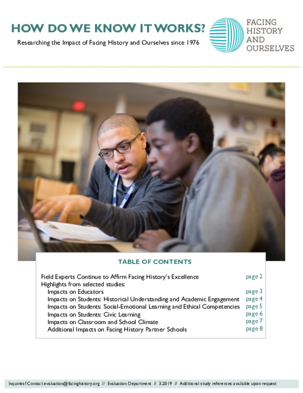 (PDF) How Do We Know It Works