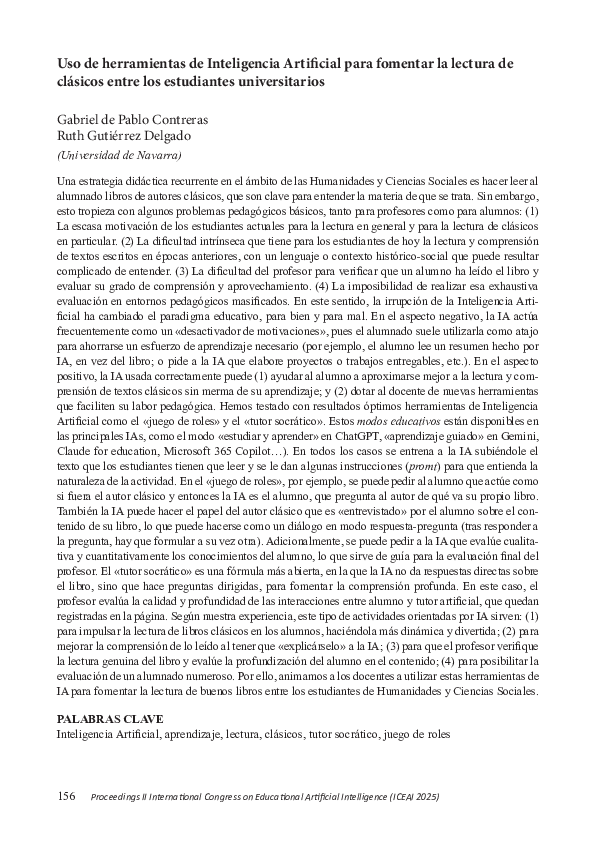 (PDF) Uso de herramientas de Inteligencia Artificial para fomentar la ...