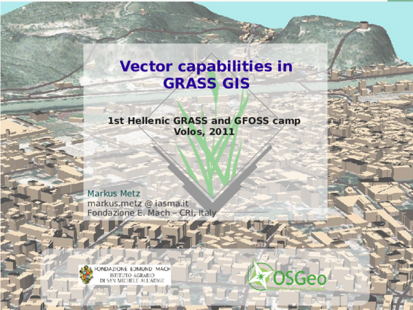 (PDF) Vector capabilities in GRASS GIS