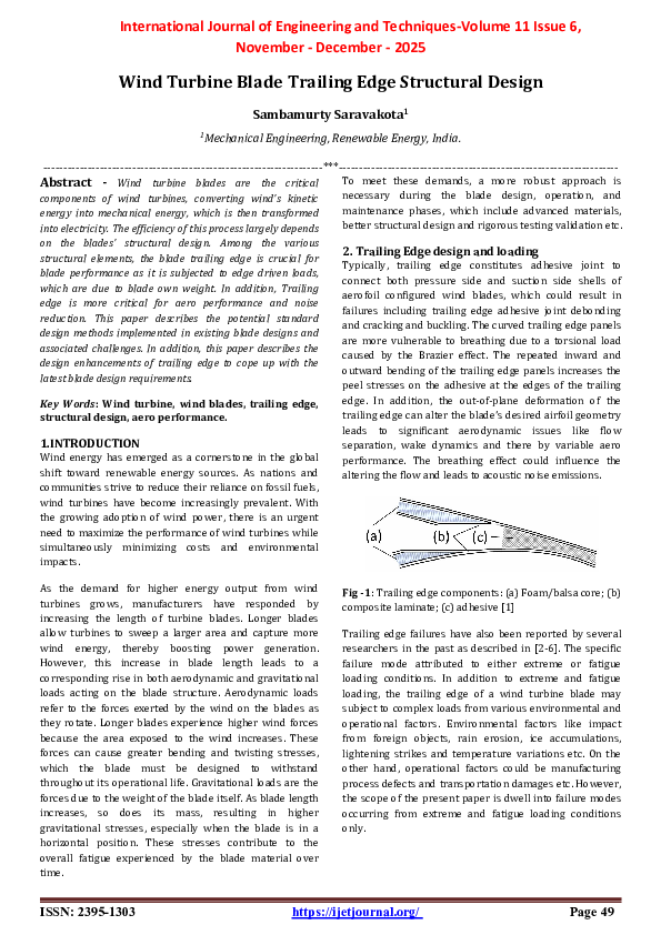 (PDF) Wind Turbine Blade Trailing Edge Structural Design