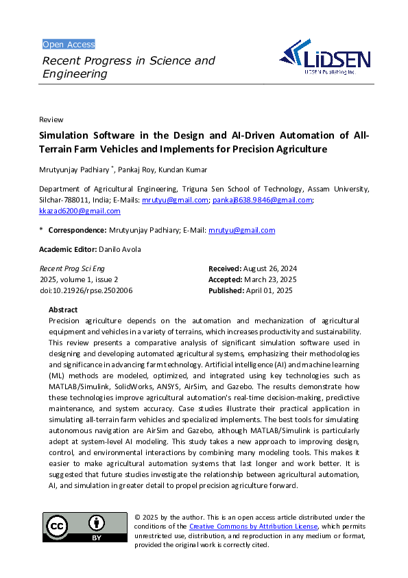 (PDF) Simulation Software in the Design and AI-Driven Automation of All ...