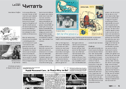 (PDF) Column over de geschiedenis van de velomobiel (USSR) en de ...