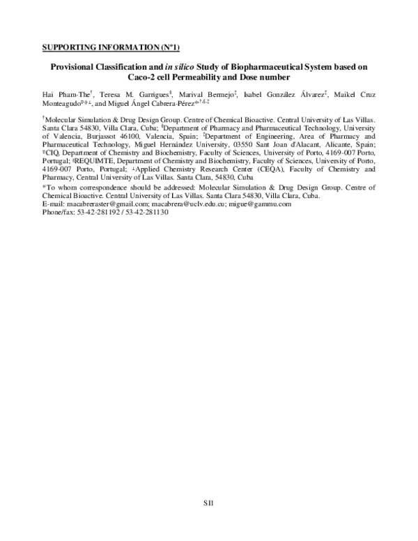 (PDF) Provisional Classification and in Silico Study of ...