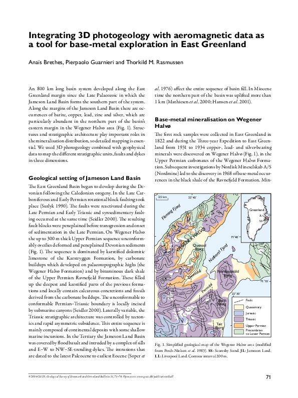 (PDF) Integrating 3D photogeology with aeromagnetic data as a tool for ...